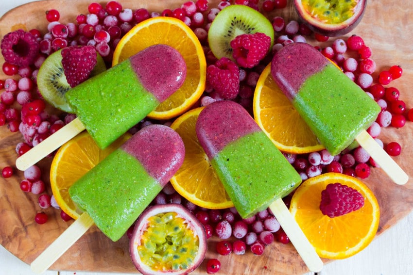 Green Smoothie Popsicles - Vegan Heaven