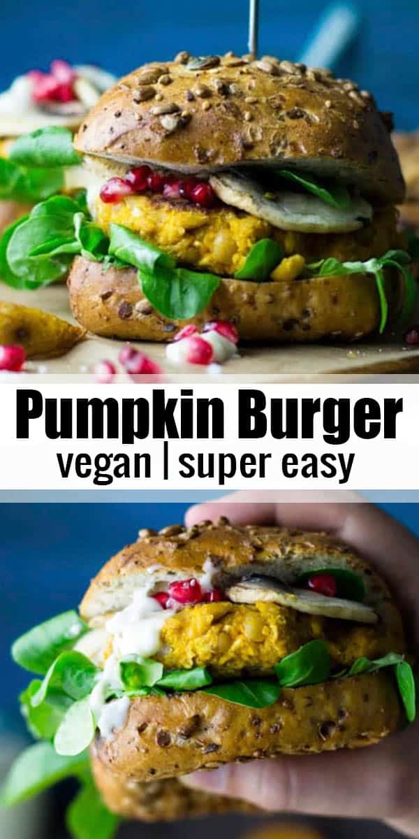 Vegan Pumpkin Burger - Vegan Heaven