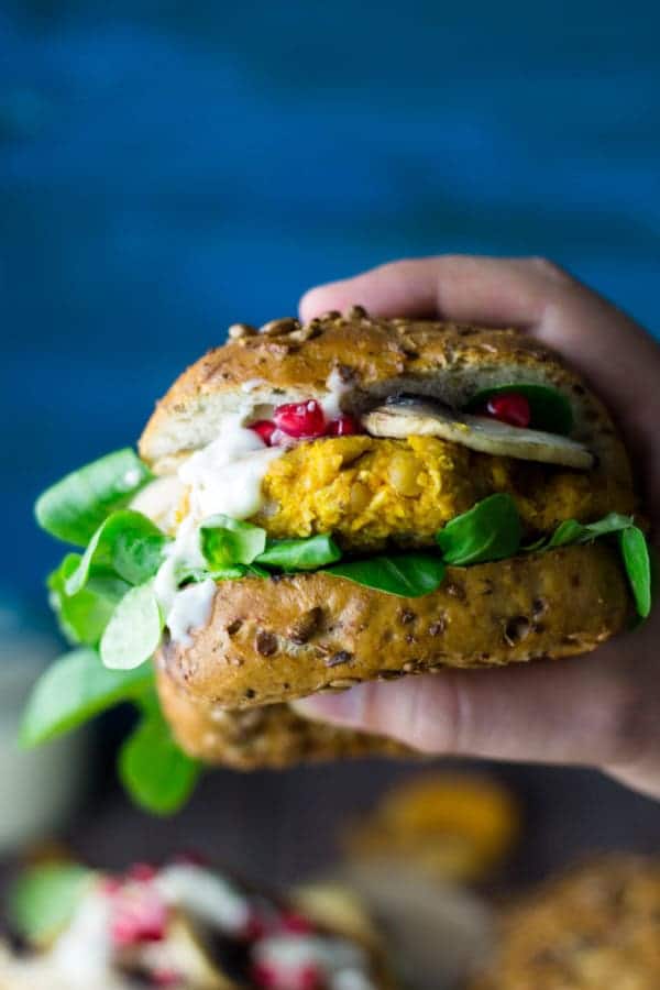 Vegan Pumpkin Burger - Vegan Heaven