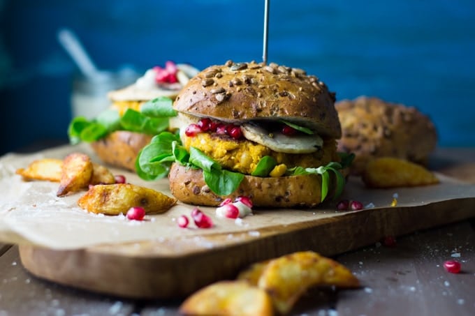 Vegan Pumpkin Burger - Vegan Heaven
