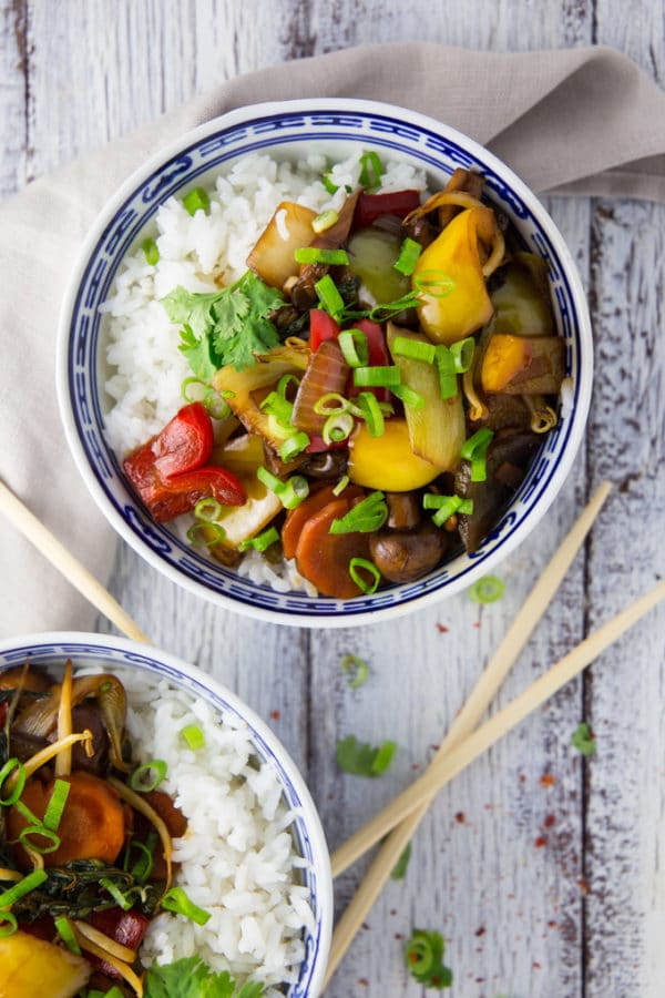 Chinese Vegetable Chop Suey - Vegan Heaven