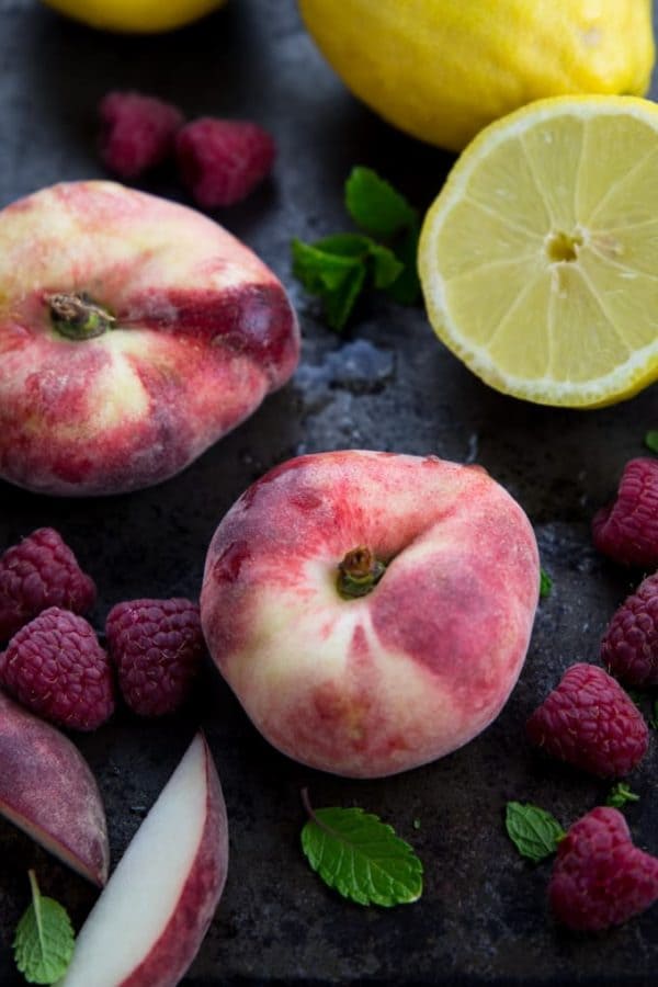 Raspberry Peach Lemonade - Vegan Heaven