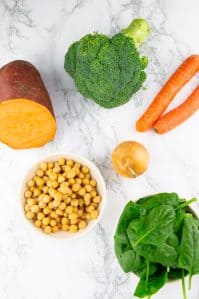 Vegetable Curry with Sweet Potato and Spinach - Vegan Heaven