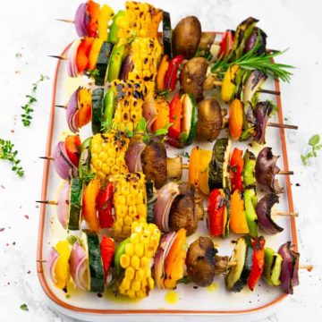 Vegetable Kabobs - Vegan Heaven