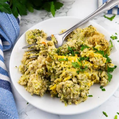 Vegan Broccoli Rice Casserole - Vegan Heaven