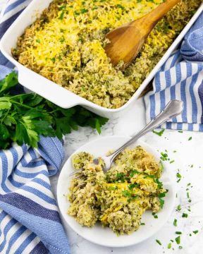 Vegan Broccoli Rice Casserole - Vegan Heaven