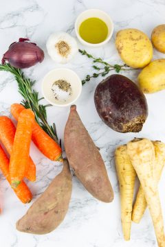 Roasted Root Vegetables - Vegan Heaven