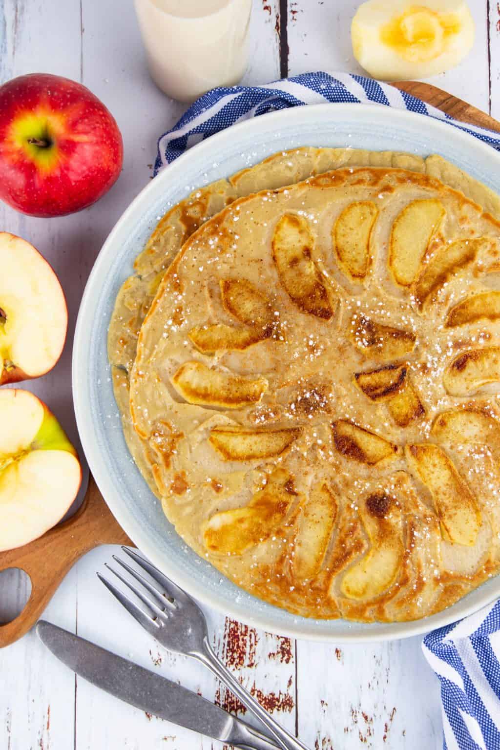 German Apple Pancake - Vegan Heaven