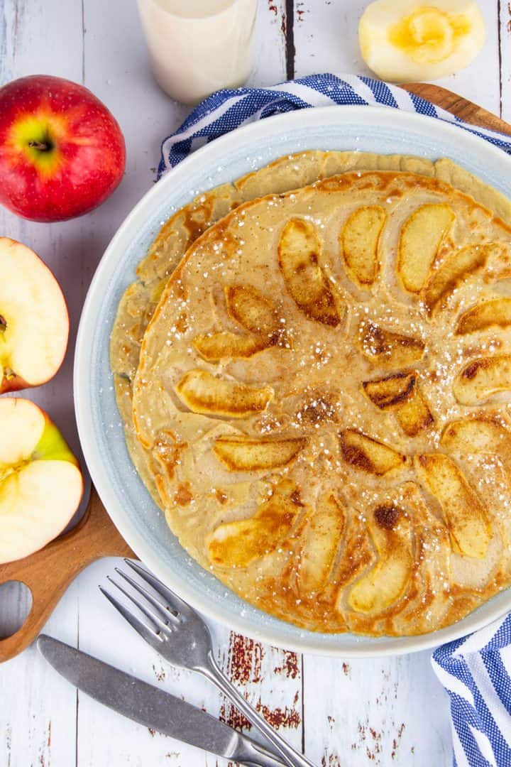 German Apple Pancake - Vegan Heaven