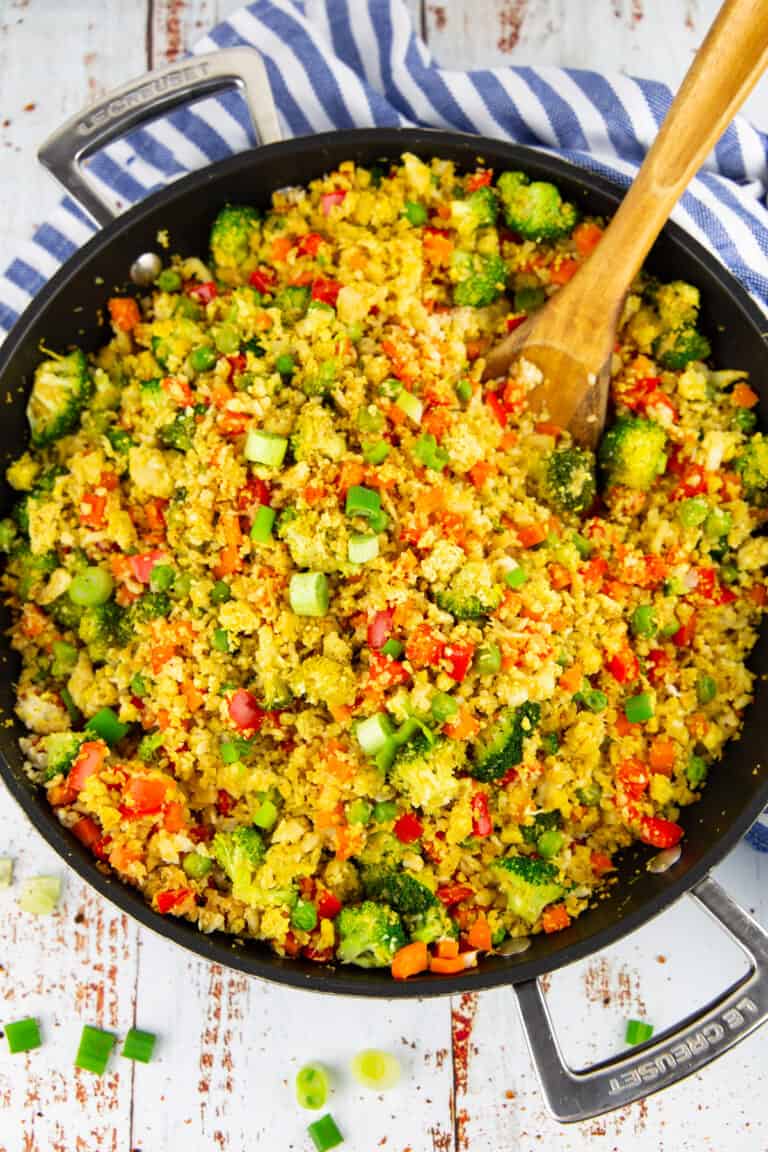 Cauliflower Fried Rice - Vegan Heaven