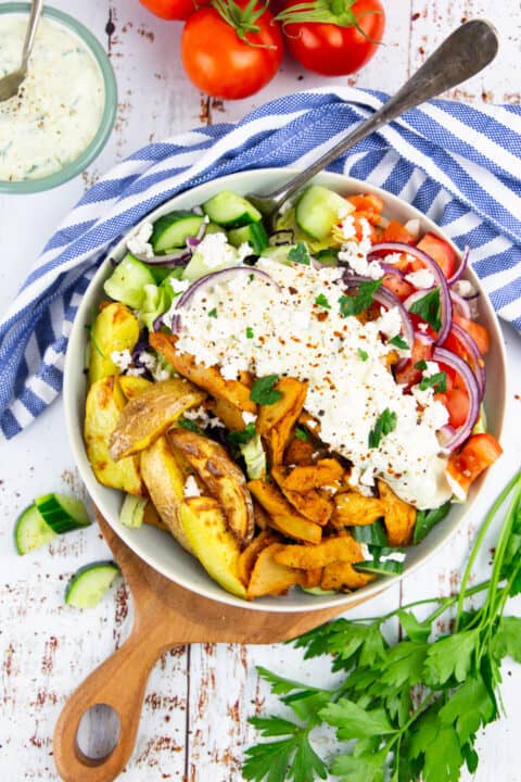 Greek Bowl - Vegan Heaven