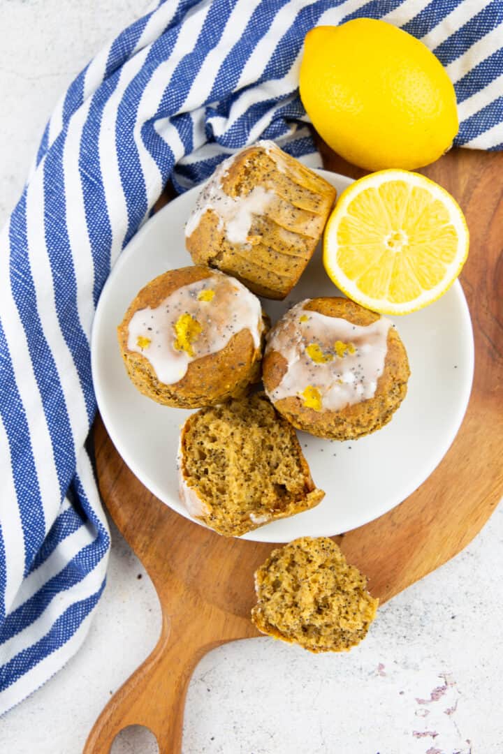 Lemon Poppy Seed Muffins - Vegan Heaven