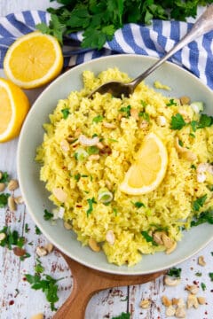 Lemon Rice - Vegan Heaven