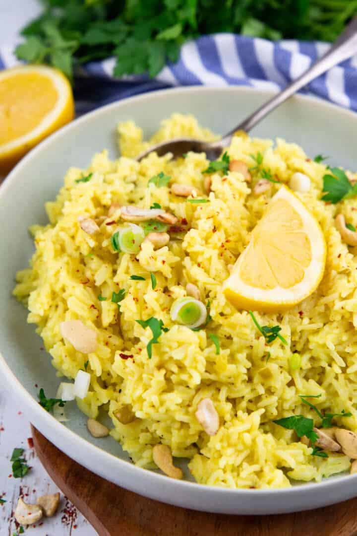Lemon Rice - Vegan Heaven