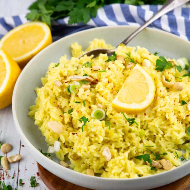 Lemon Rice - Vegan Heaven