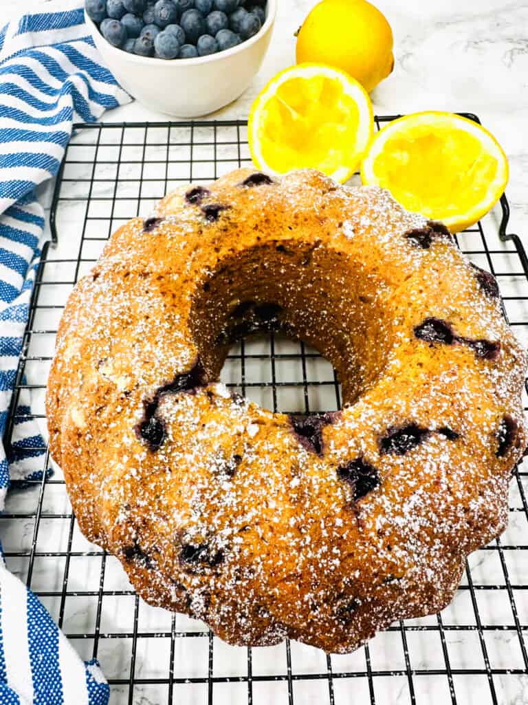 Blueberry Pound Cake - Vegan Heaven