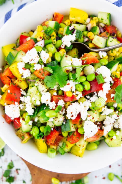 Edamame Salad - Vegan Heaven