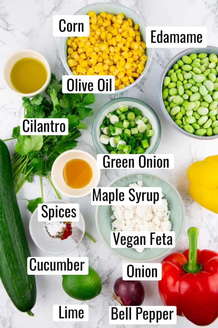 Edamame Salad - Vegan Heaven