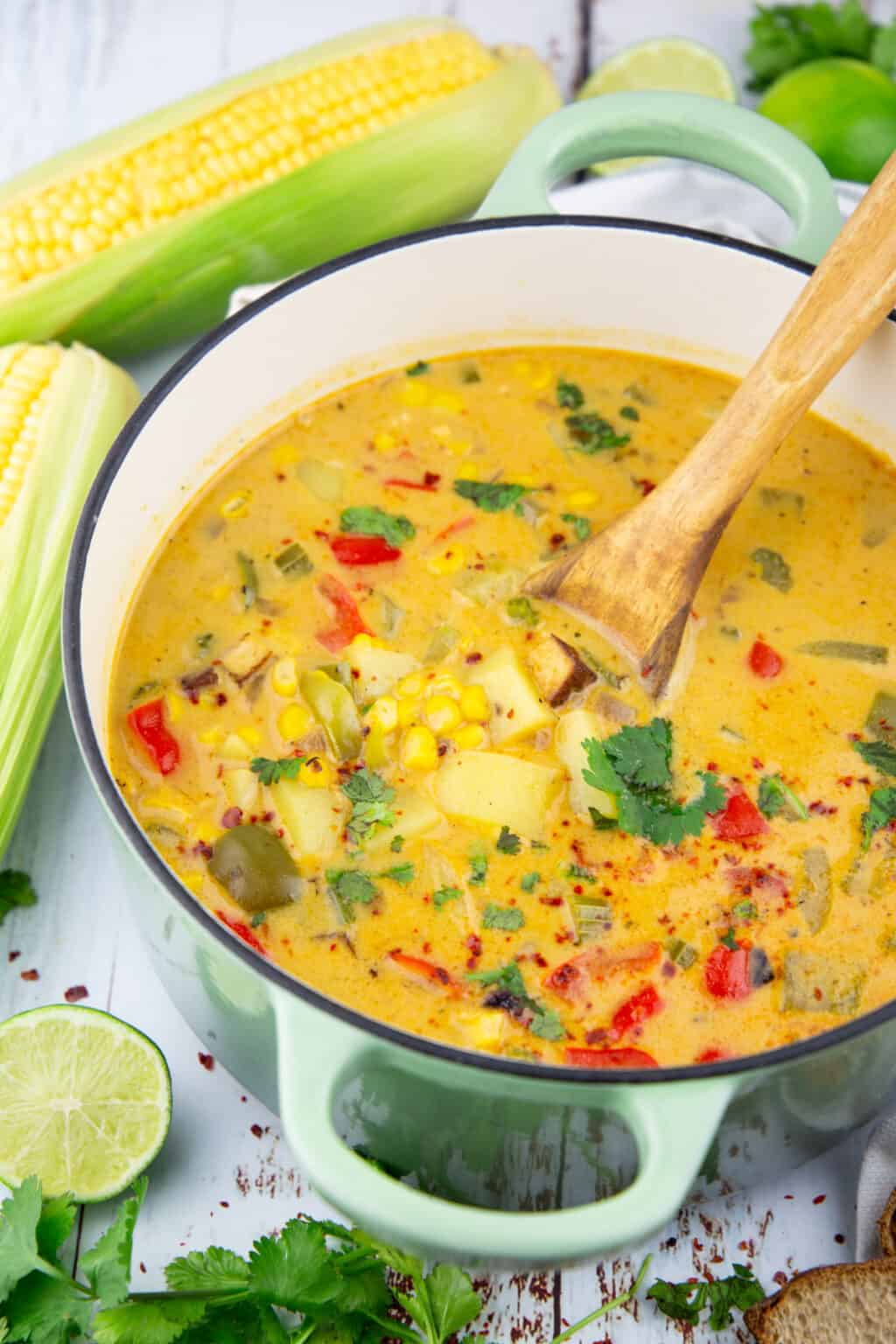 Summer Corn Chowder - Vegan Heaven