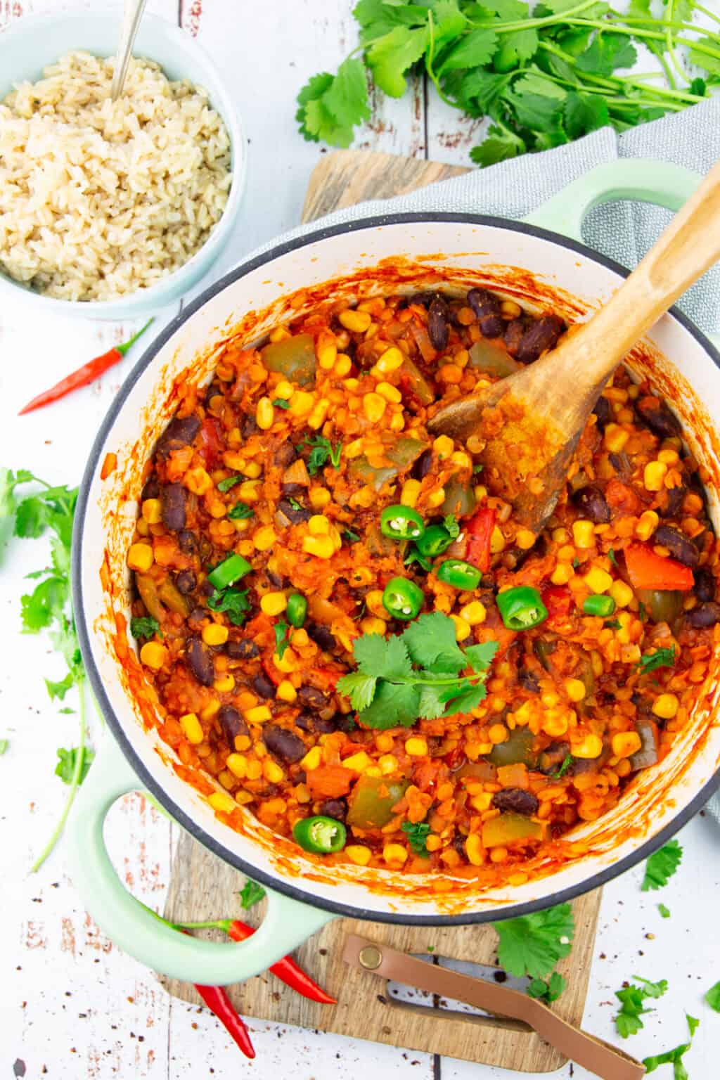 Lentil Chili - Vegan Heaven