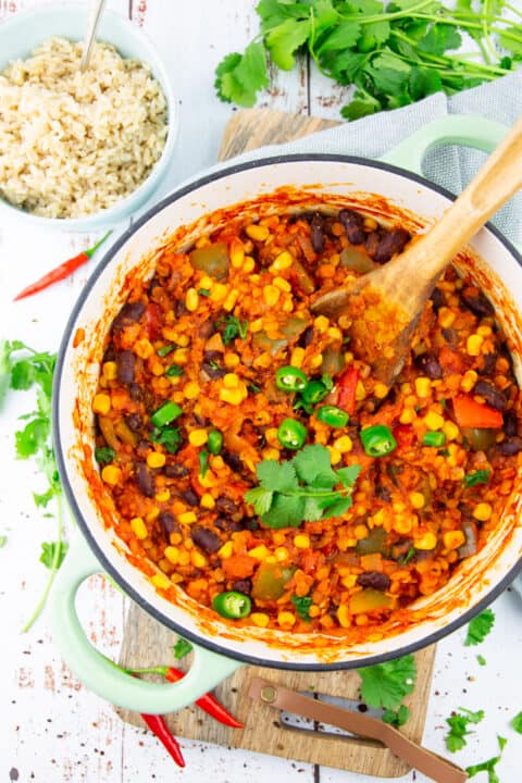 Lentil Chili - Vegan Heaven
