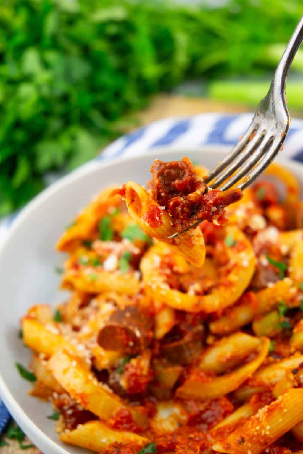 Sausage Fennel Pasta - Vegan Heaven