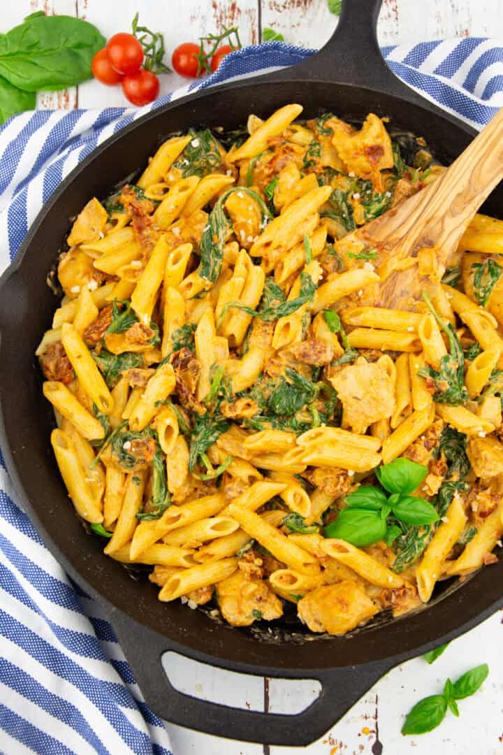 Vegan Tuscan Pasta - Vegan Heaven